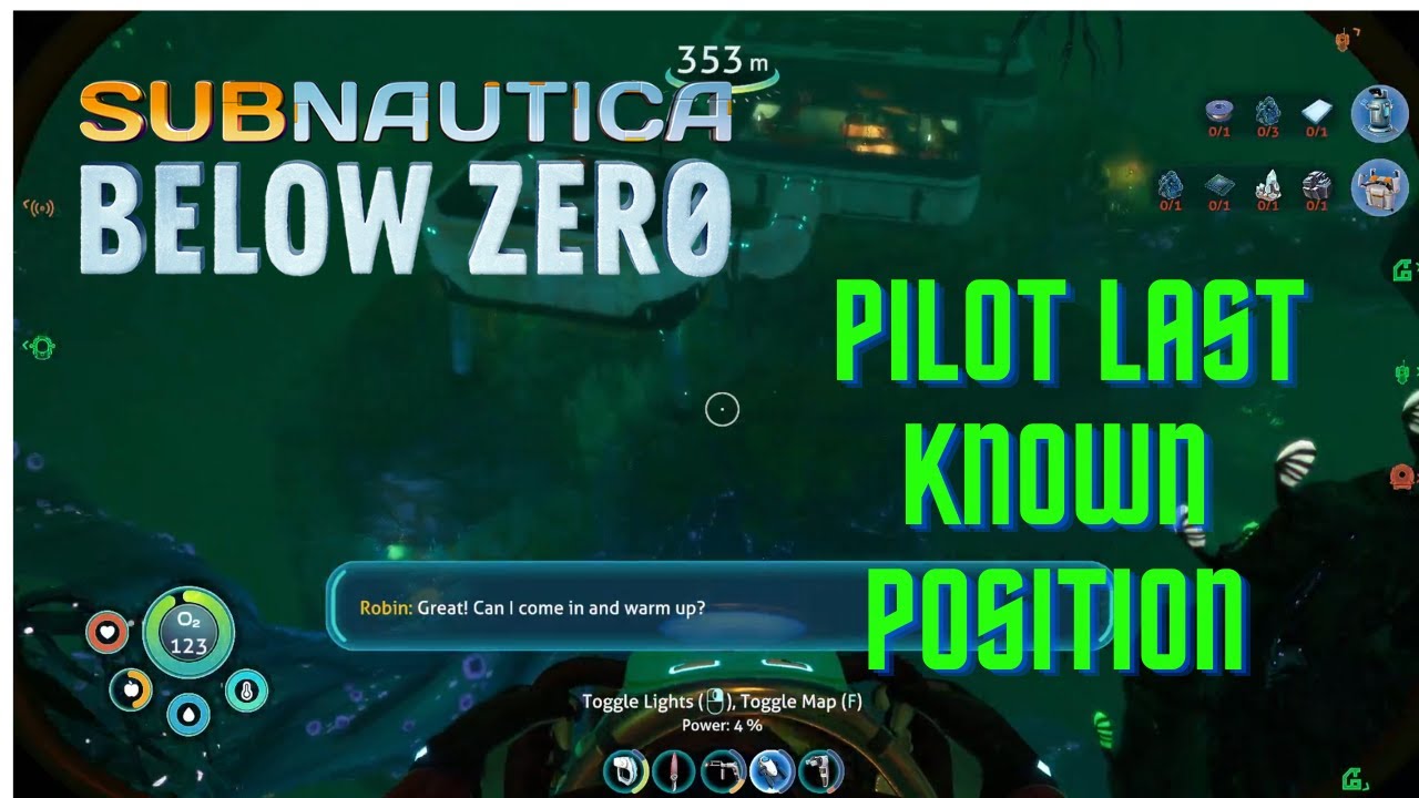 Subnautica Below Zero Pilot Last Known Position ep 5 - YouTube