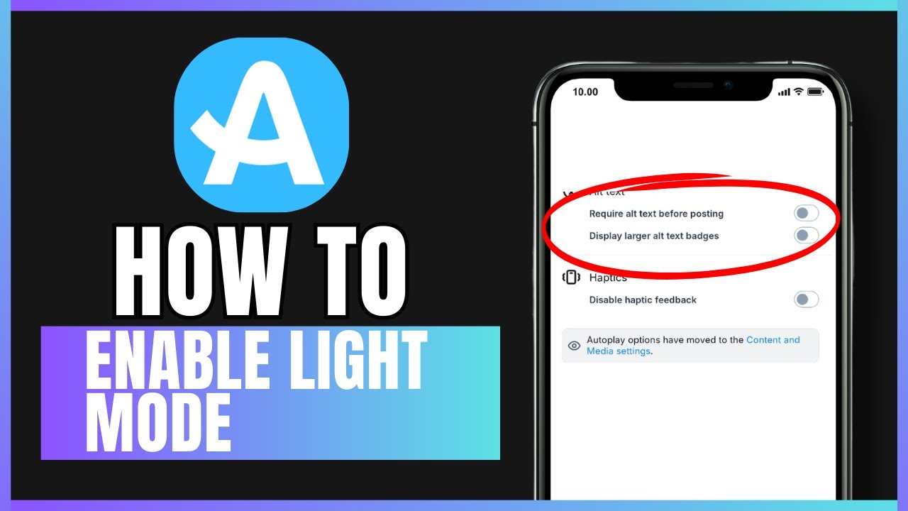 How to turn on light mode in Aloha - YouTube
