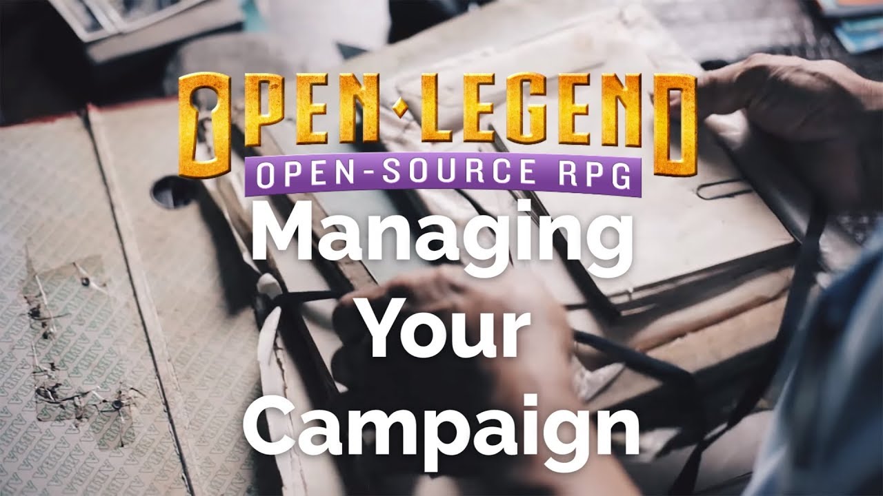Managing Your Open Legend Campaign With HeroMuster's Tools - YouTube