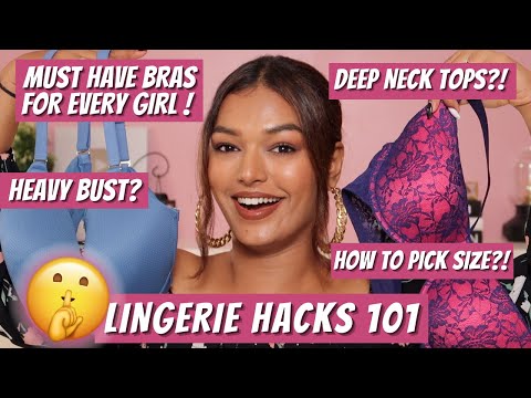 Lingerie Secrets & Bra Must Haves FOR EVERY GIRL ! Detailed Bra Guide from amanté | Sarah Sarosh