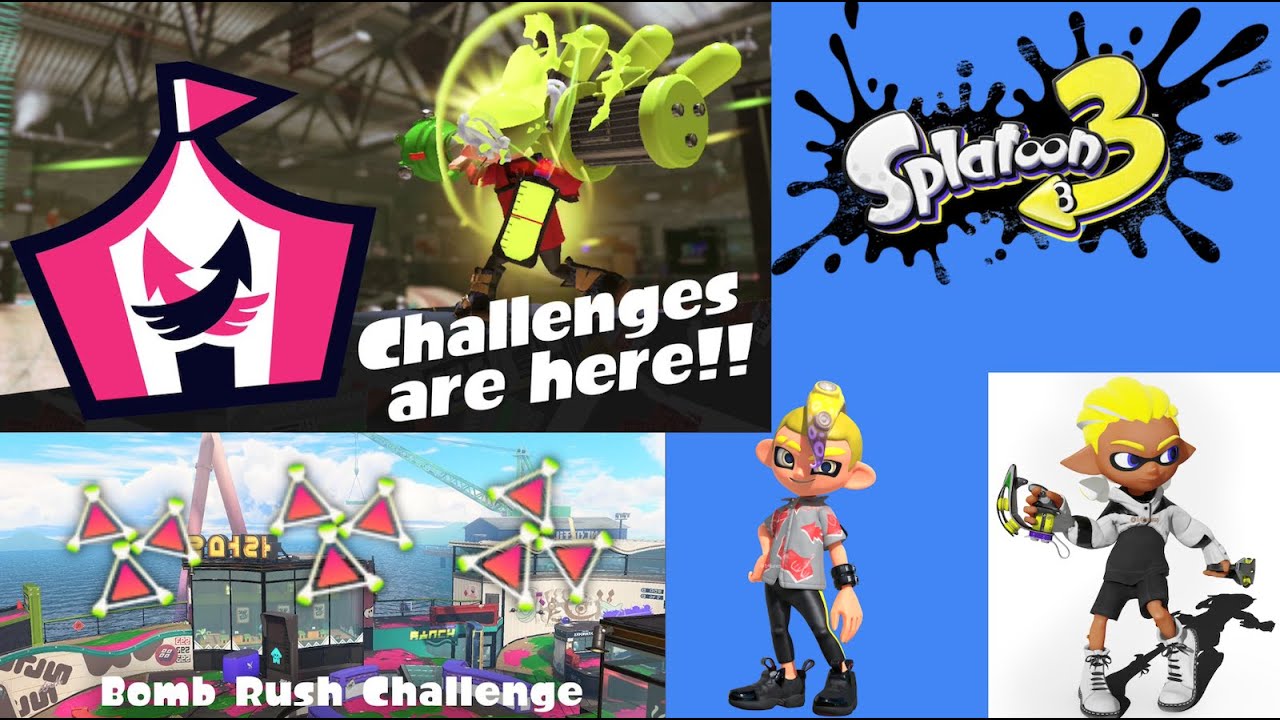 Splatoon 3 challenge! [Splat Bomb Rush] - YouTube
