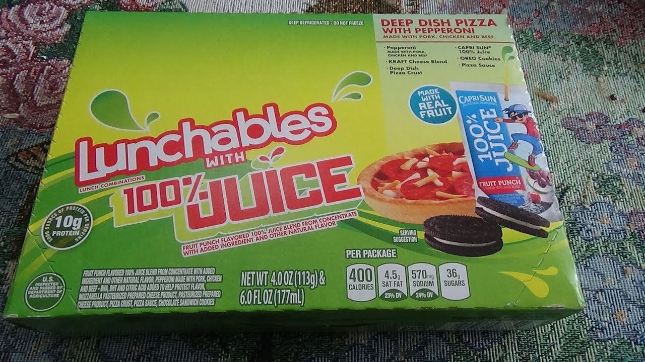 ASMR Eating Lunchables Deep Dish Pizza With Pepperoni ,Oreo Cookies ...