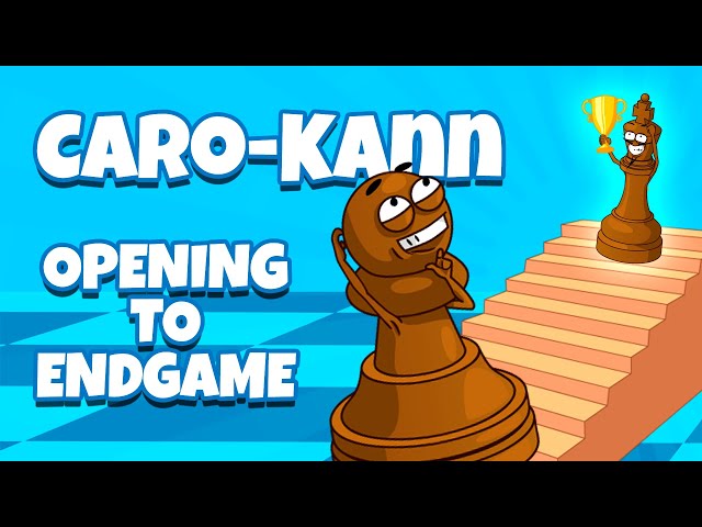 How The Caro-Kann Is Played From Opening To Endgame - Videos For Kids