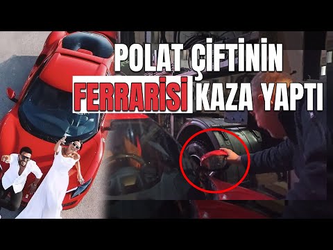 Polat Çiftinin Ferrari Arabası Kaza Yaptı! | İşte Hiçbir Yerde Olmayan O Görüntüler #dilanpolat