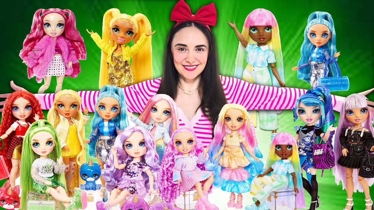 Deschidem COLECTIA de PAPUSI Rainbow High! - YouTube