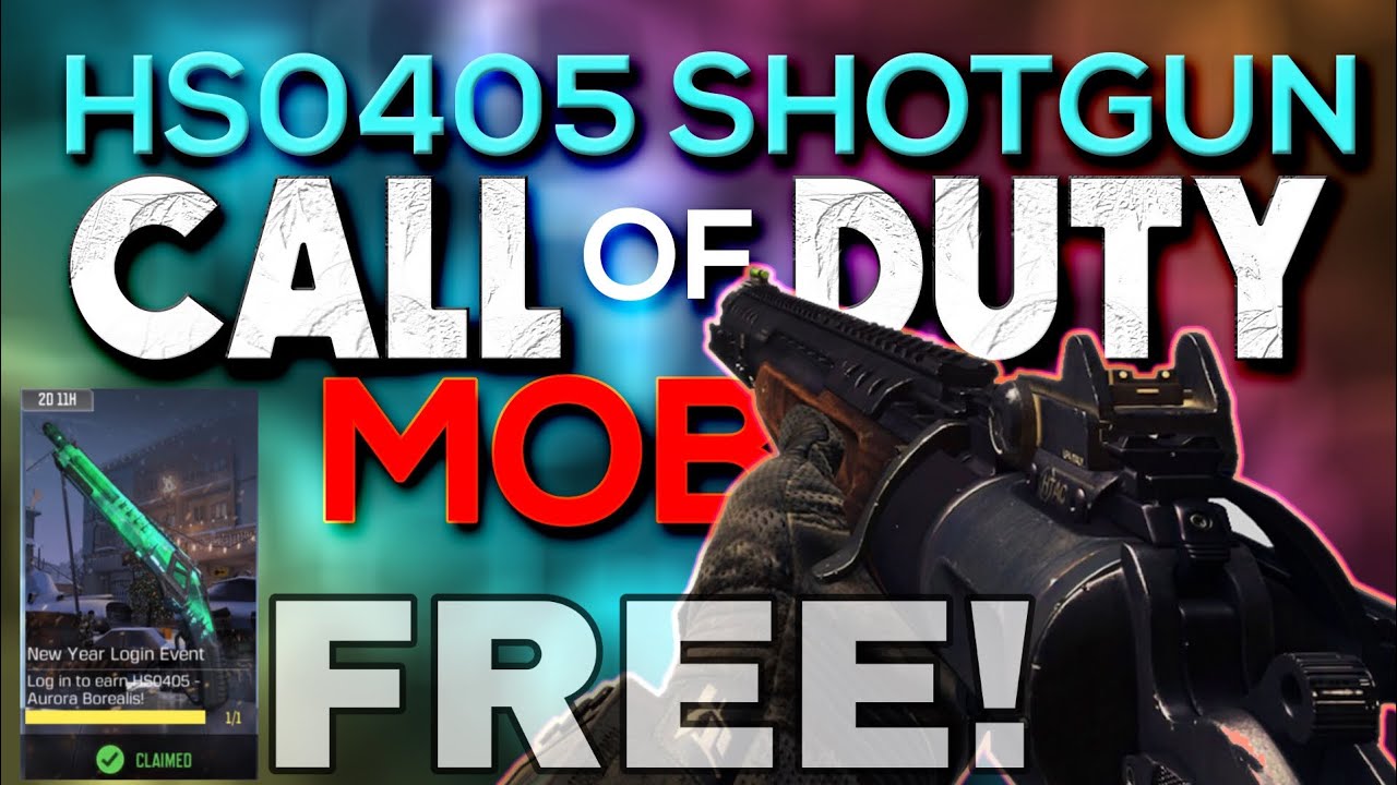 FREE BEST SHOTGUN | HSO405 | COD Mobile | NEW YEAR REWARD - YouTube
