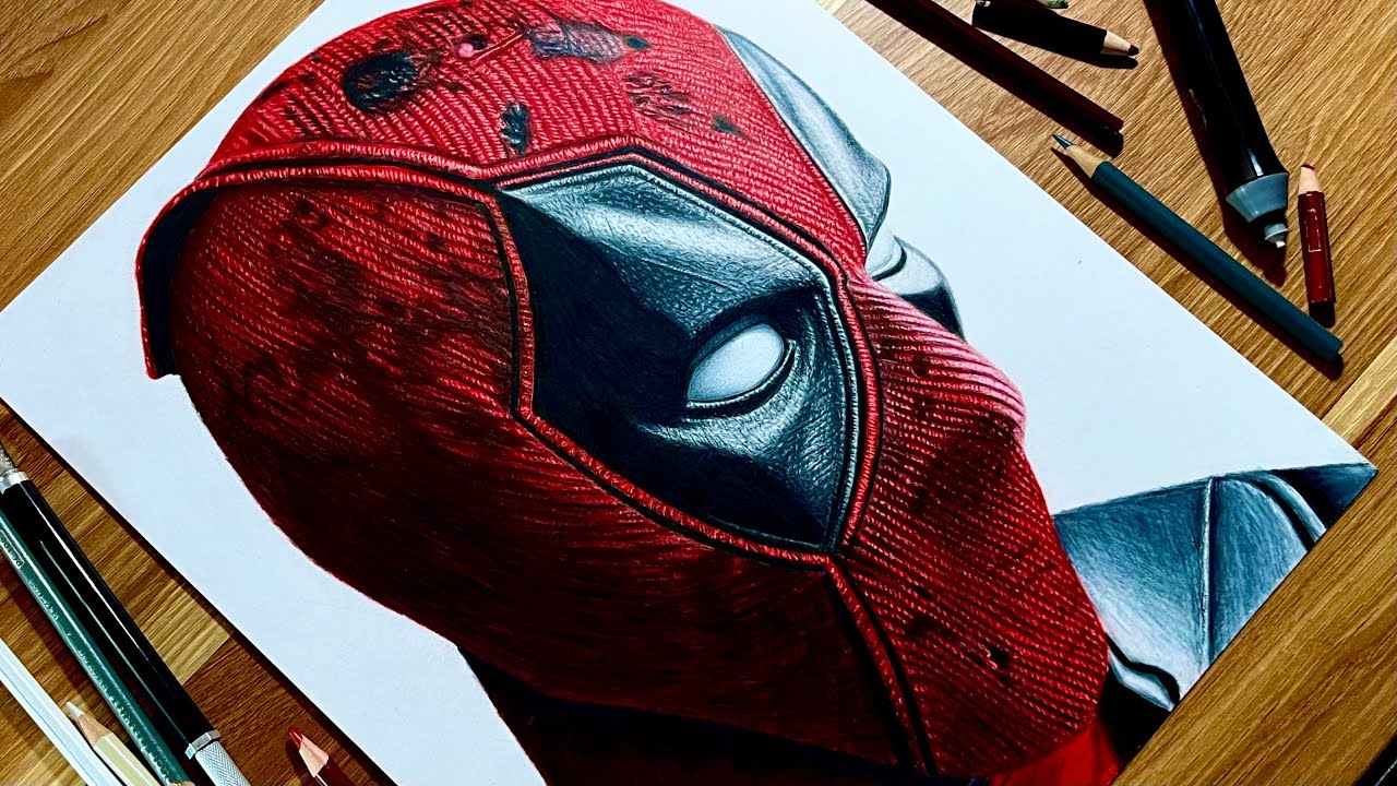 COMO DIBUJAR A DEADPOOL | TUTORIAL PASO A PASO - YouTube