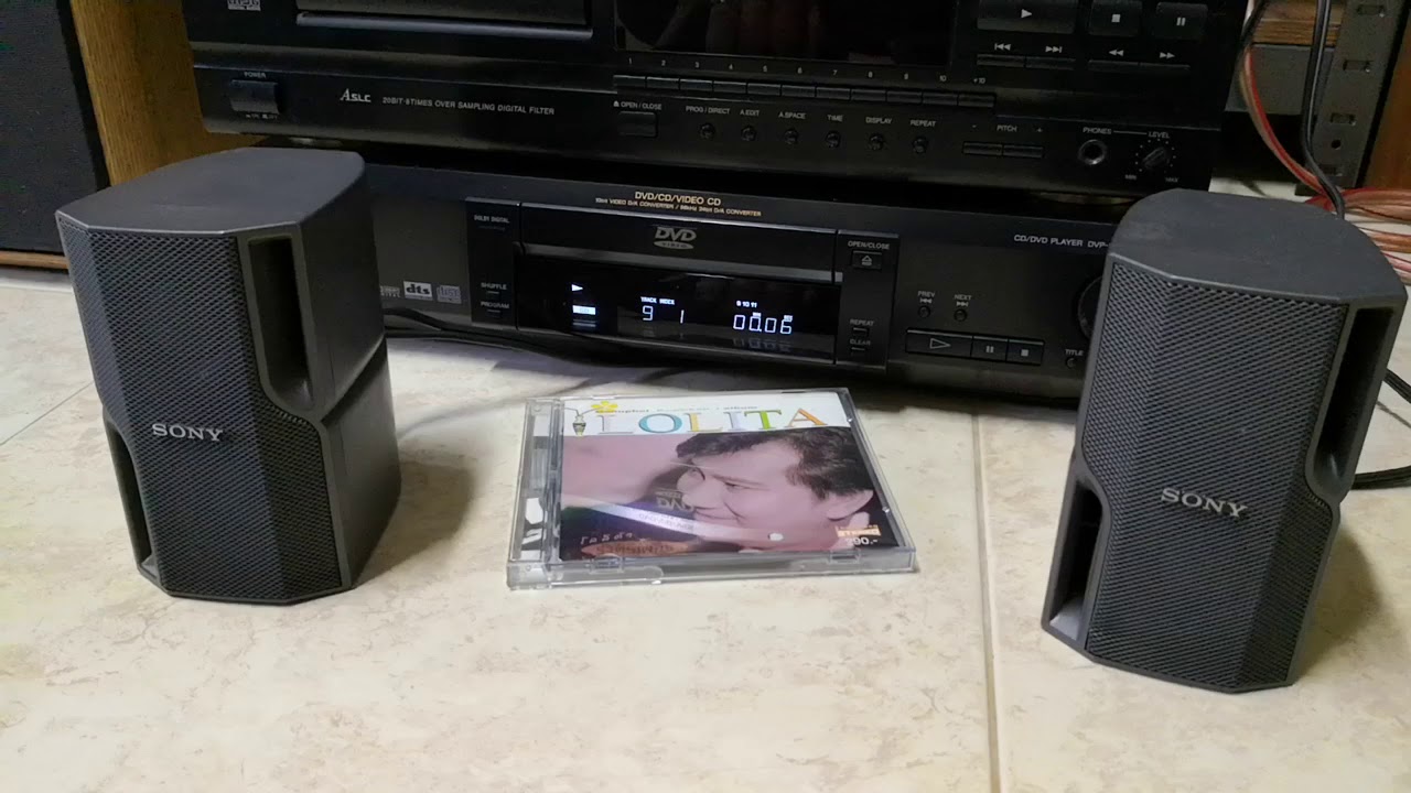 Sony ss-ms5 surround speakers - YouTube