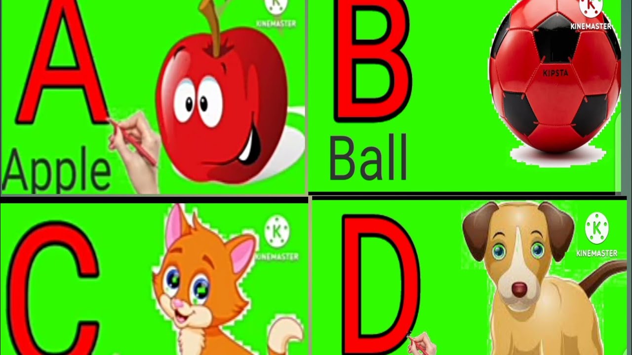 Alphabet। ABCD in Hindi।ABC song for children।ABCD Rhymes - YouTube