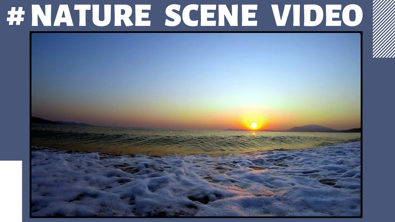 Nature Sounds Relaxing Music Sleep water 4K - 55 👉 Nature Scene Video ...