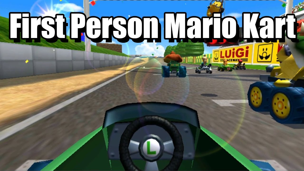 Playing Mario Kart in First Person | Mario Kart 7 (3DS) - YouTube