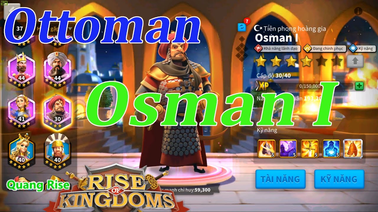 Osman I - Nên chơi như thế nào ? | Rise of Kingdoms - YouTube