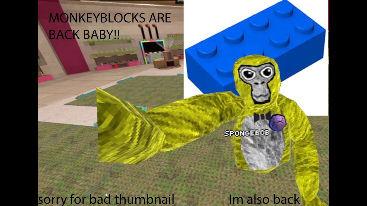 MONKEY BLOCKS ARE BACK!! (IM BACK TO) #gorillatag #vr #funny #yeeyee ...