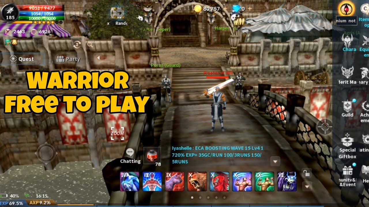 Cabal Mobile Warrior F2P | Gear Showcase Build and Stats Guide - YouTube