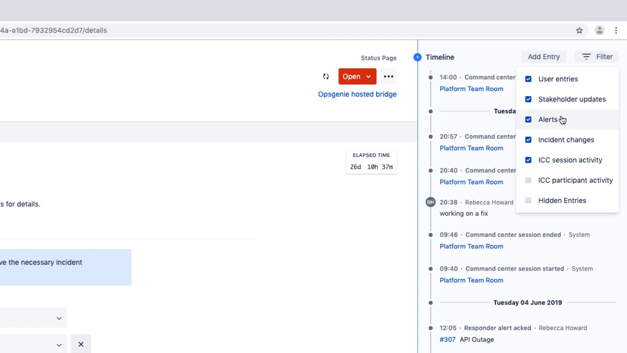 Opsgenie's Incident Timeline - YouTube
