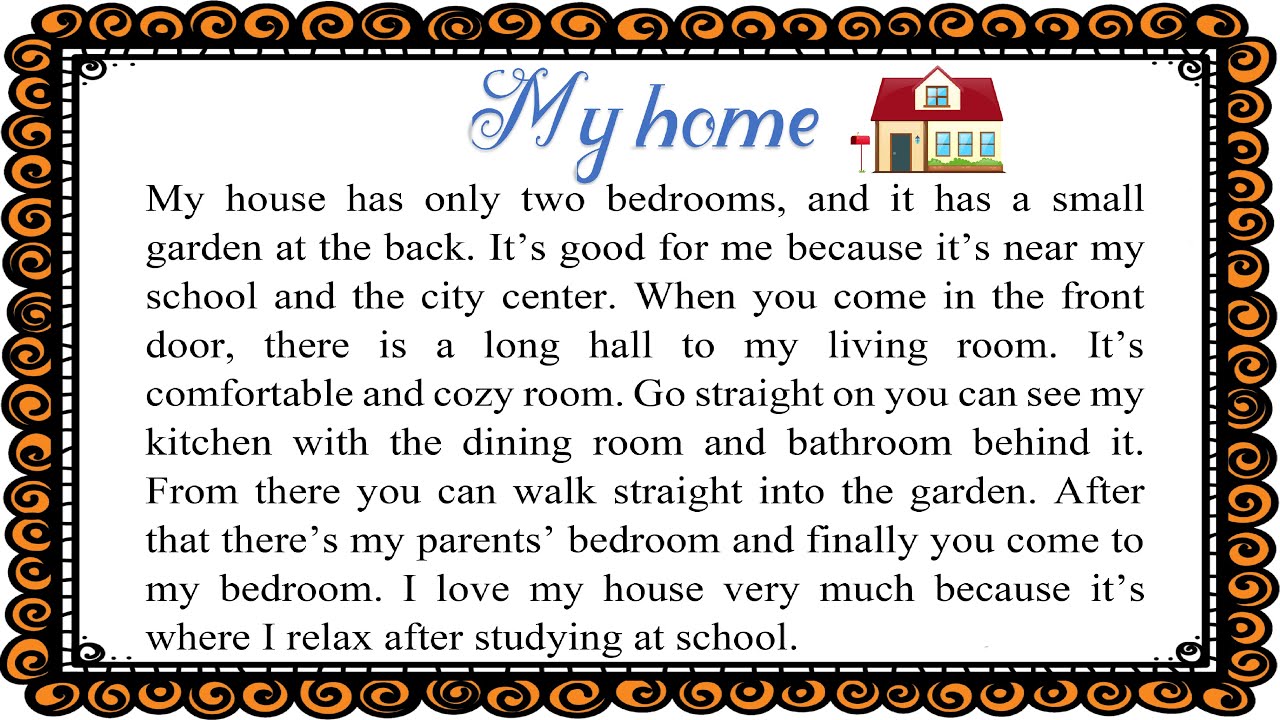 Essay samples about my home and my friend | improve reading and writing ...