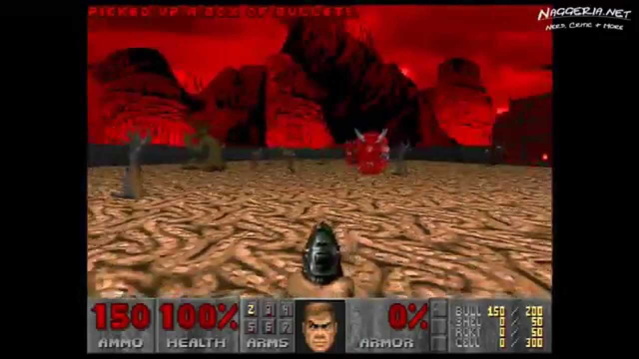 DOOM (100% Kills) E3M1 "Hell Keep" Walkthrough (Ultra-Violence / German ...