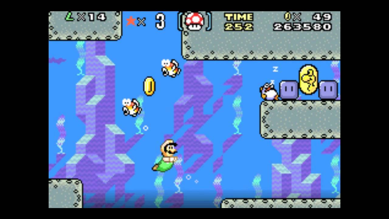 super luigi world part 3: ghosts, fishes and switches - YouTube