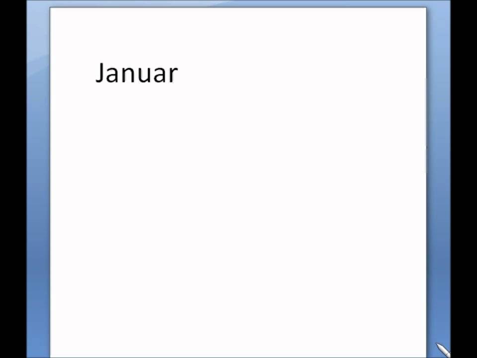 Spell & Read the Months of the Year - YouTube