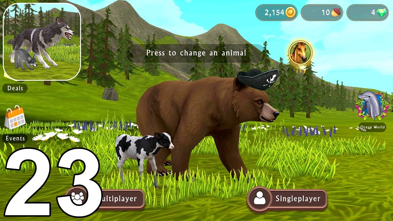 WildCraft: Animal Sim Online Gameplay - Walkthrough (iOS, Android) Part ...