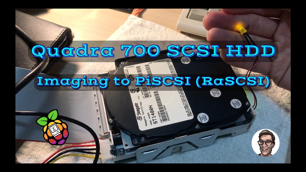 Imaging a Quadra 700 SCSI Drive - YouTube