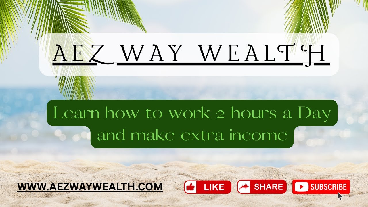 How to work 2 Hours a day to make daily pay - YouTube
