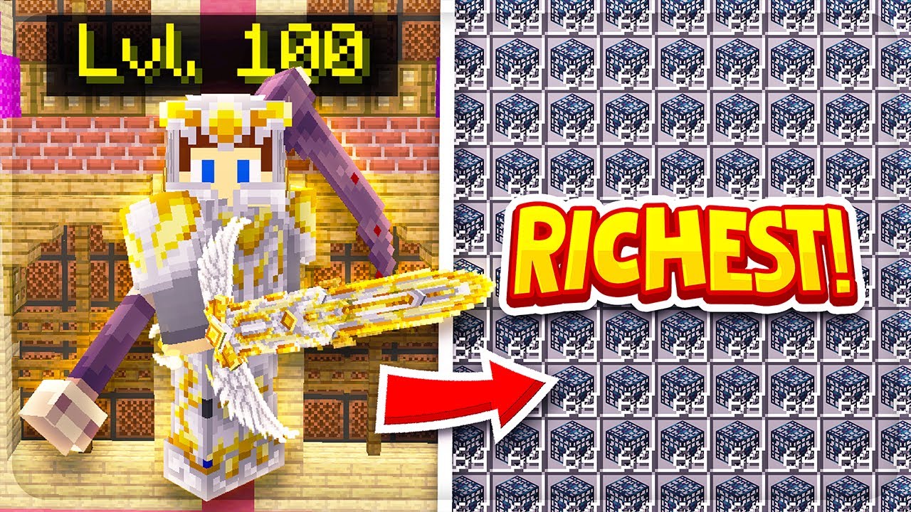 BECOMING THE *MAXED* OUT LVL 100 PLAYER!! (INSANELY OP!) | Minecraft ...