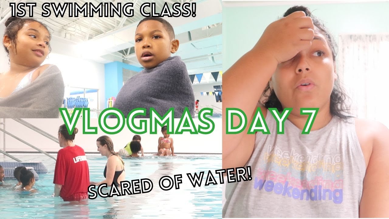1st swimming lesson but scared of water!! +| Dealing with Anxiety ...