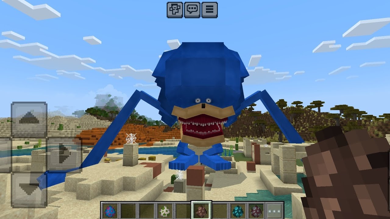 Massive Shin Sonic MOD in Minecraft PE - YouTube