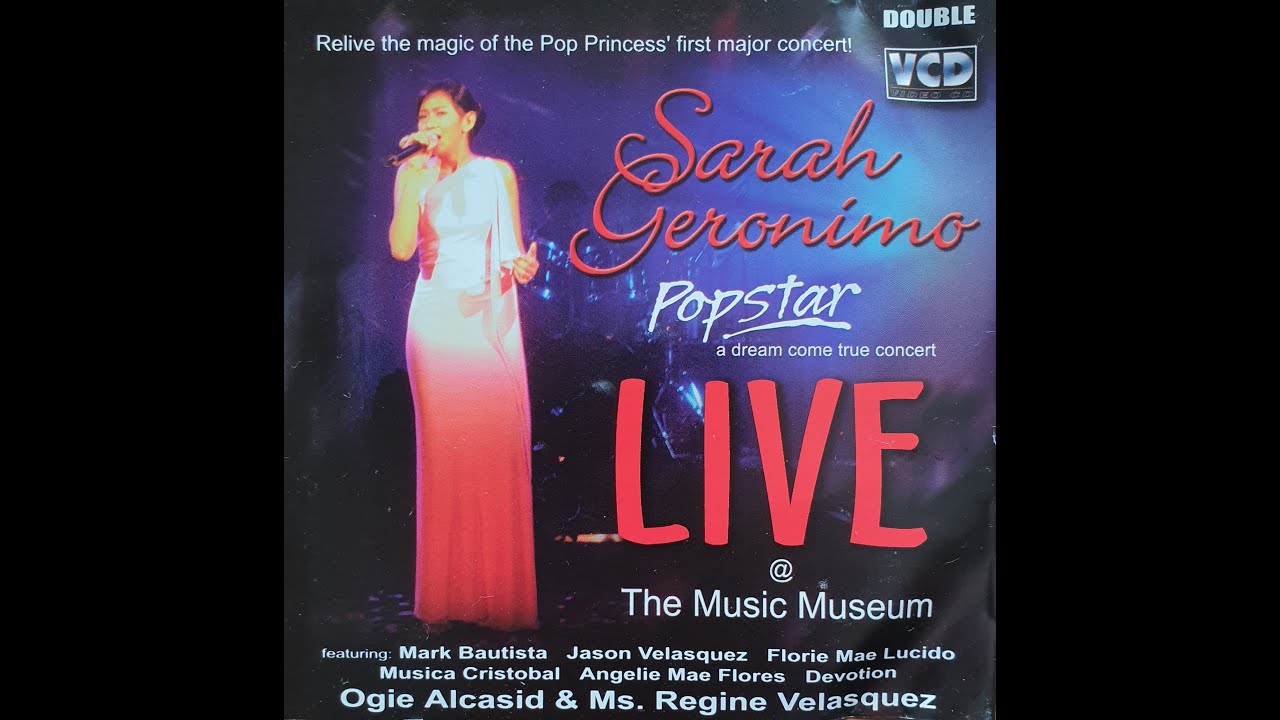 SARAH GERONIMO | POPSTAR A DREAM COME TRUE CONCERT | 2003 - YouTube