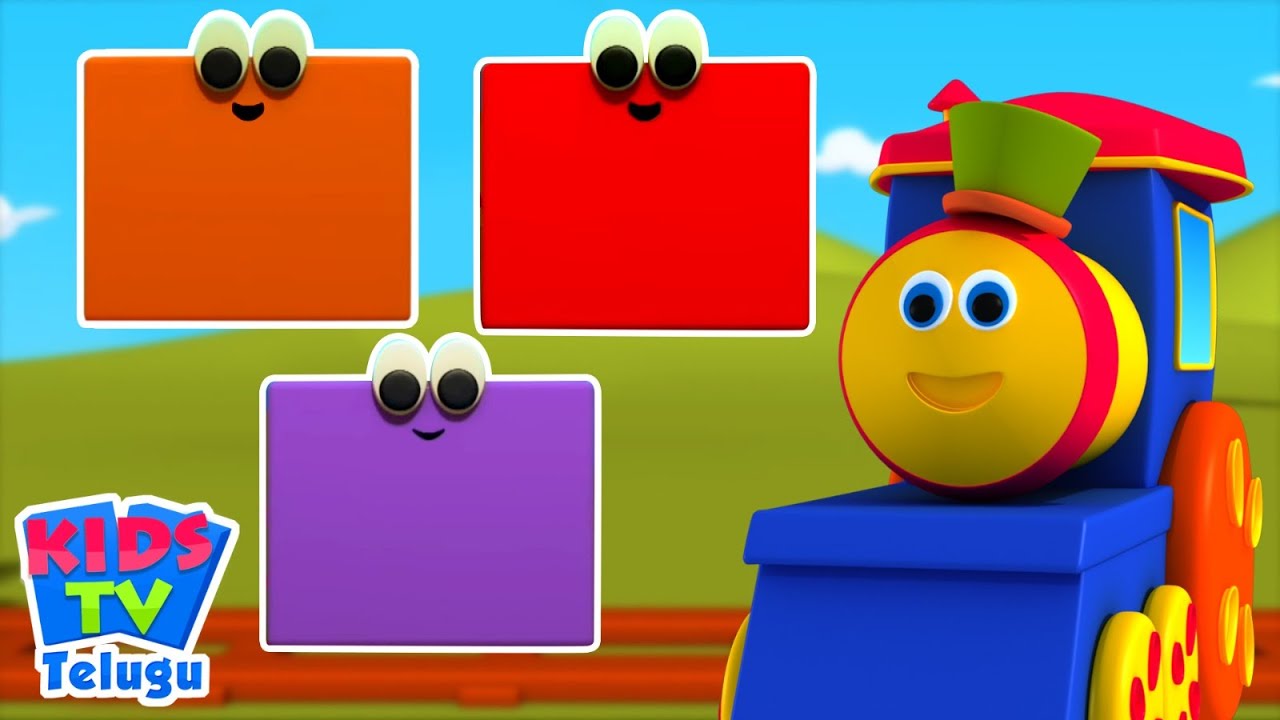 Colors Name Song, అన్ని రంగులు, Telugu Rangulu + Best Learning Video ...