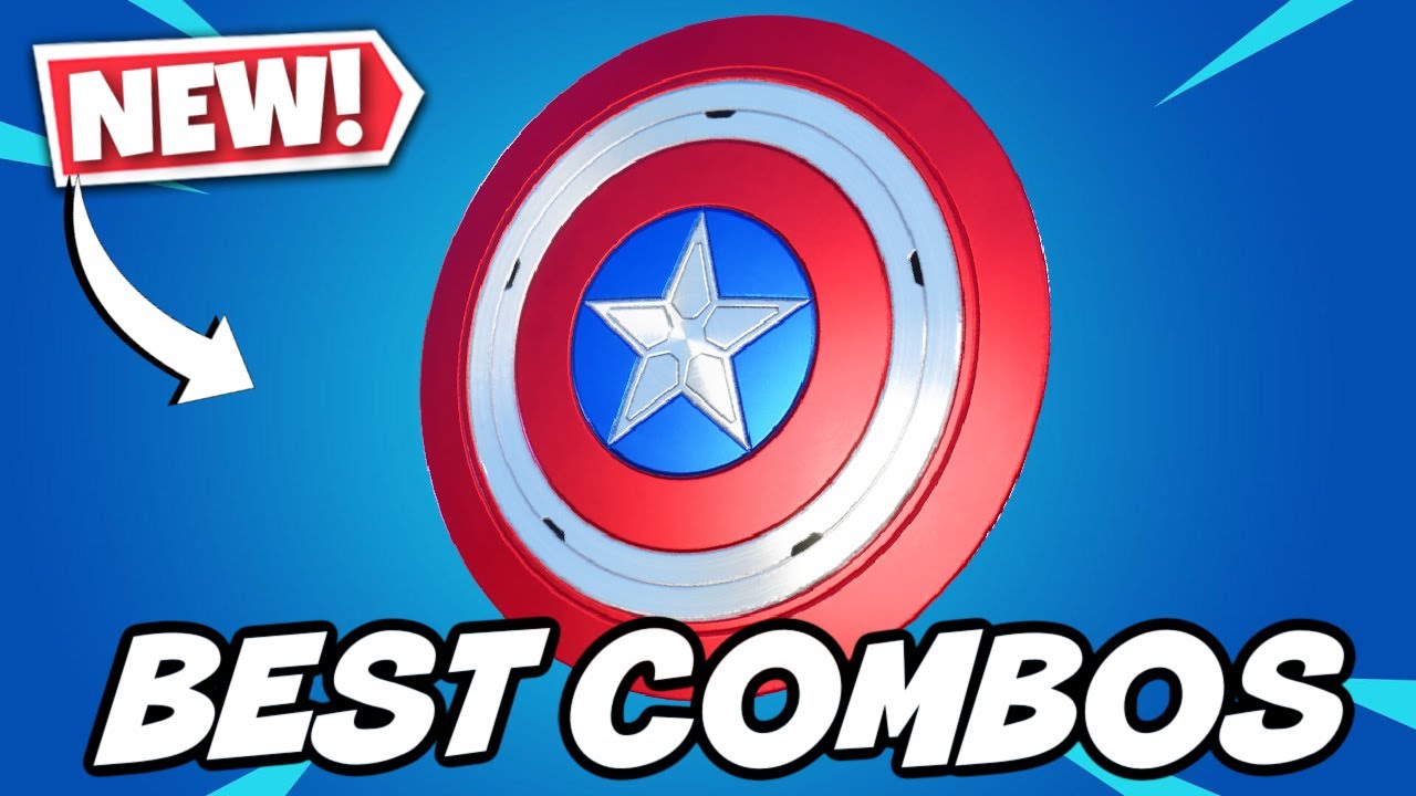 BEST COMBOS FOR *NEW* CAP'S SHIELD PICKAXE! - Fortnite - YouTube