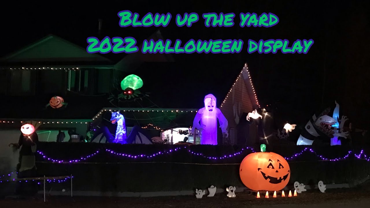 2022 Halloween Inflatable display (Day+Night)🎃 - YouTube