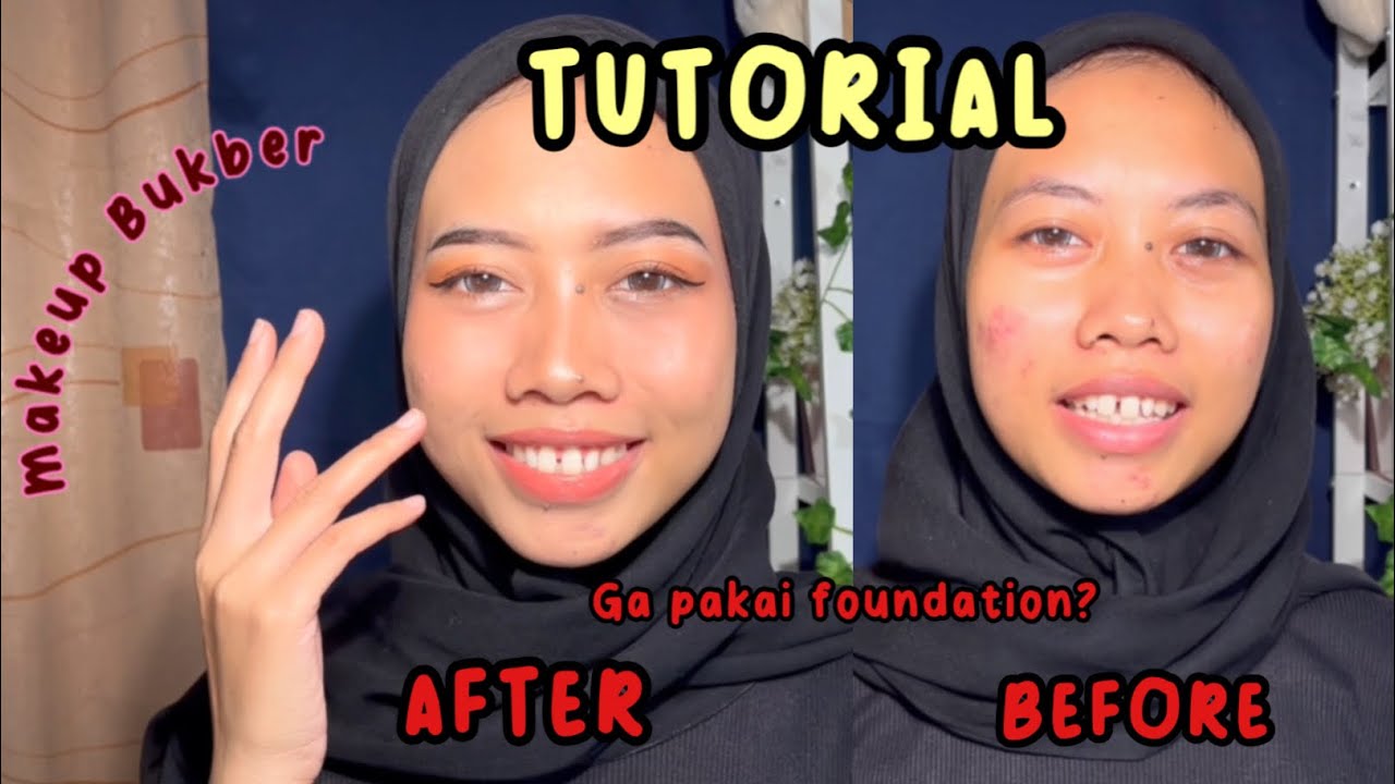 TUTORIAL MAKEUP BUKBER! Ga pakai foundation cuma concealer aja. - YouTube