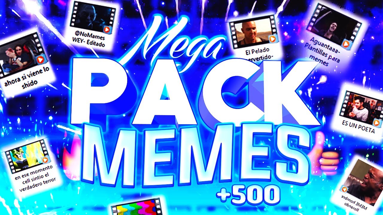 ☑️PACK de MEMES🎞para Videos +500 | 📥 Link sin PUBLICIDAD - YouTube