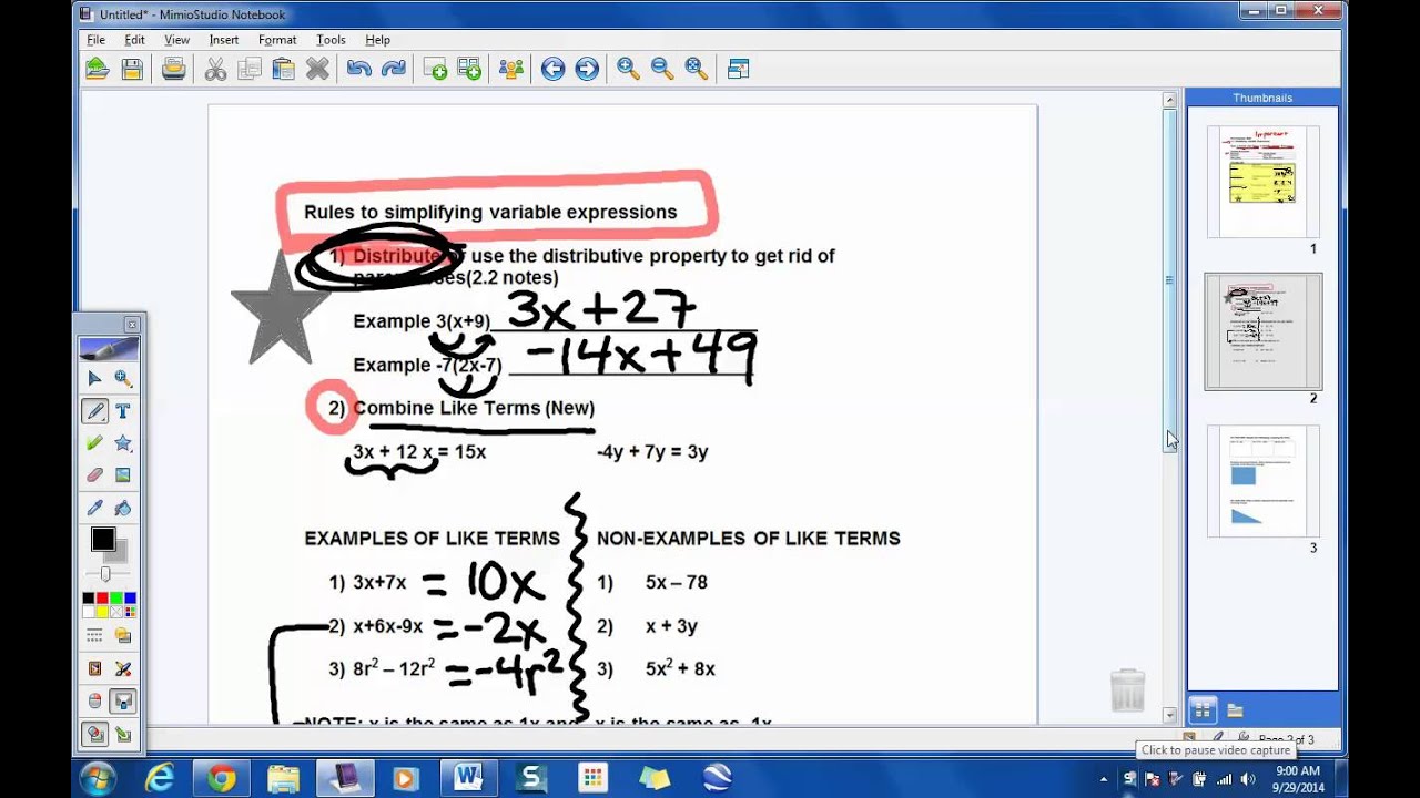 Pre-Integrated Math 2.3 Lesson - YouTube