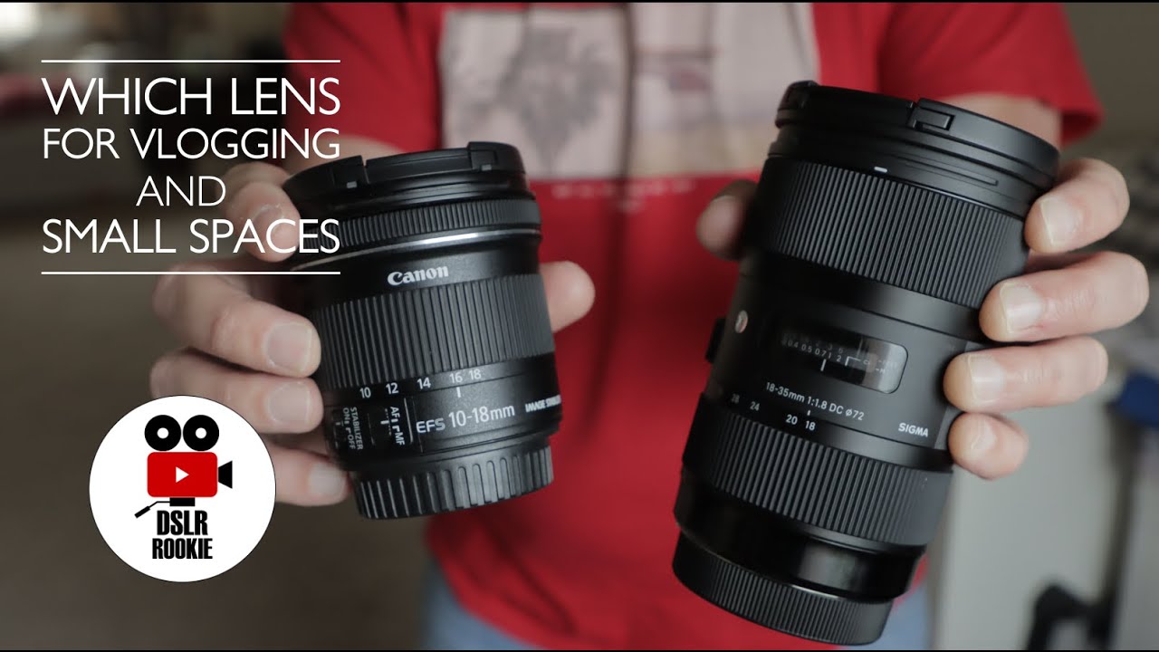 Vlogging and small spaces? Lens options for crop sensor cameras - YouTube