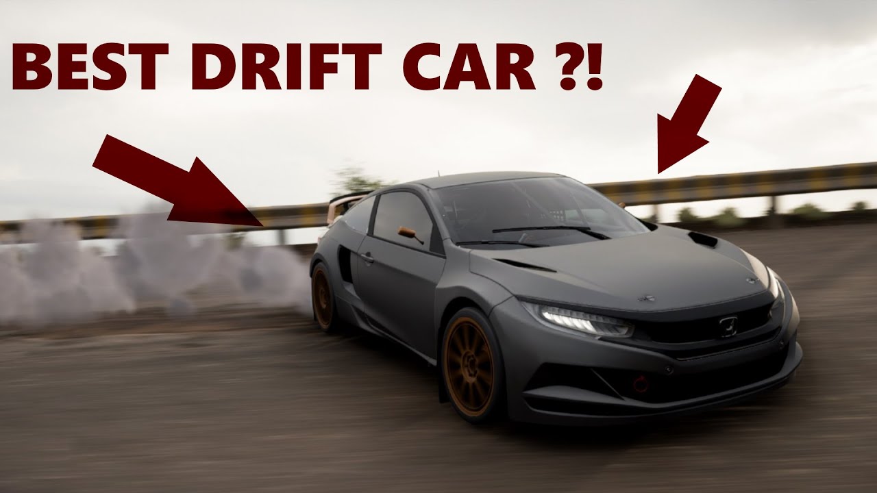 DRIFTING THE HONDA CIVIC COUPE IN FORZA HORIZON 5 - YouTube