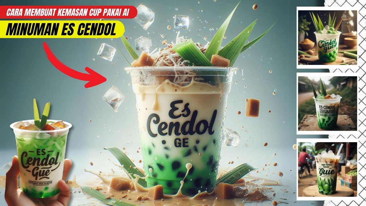 Cara Membuat Desain Kemasan Minuman Pakai AI (Artificial Intelligence ...