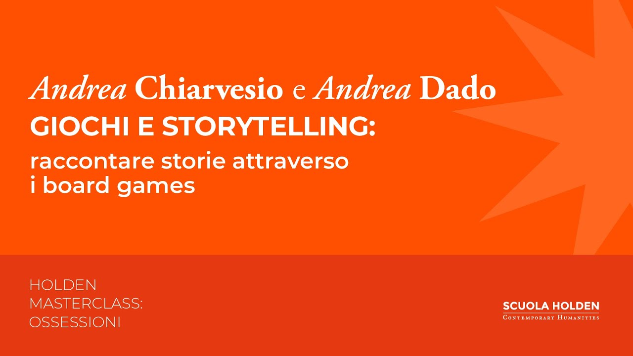 Masterclass Ossessioni, Andrea Chiarvesio e Andrea Dado parlano di come ...