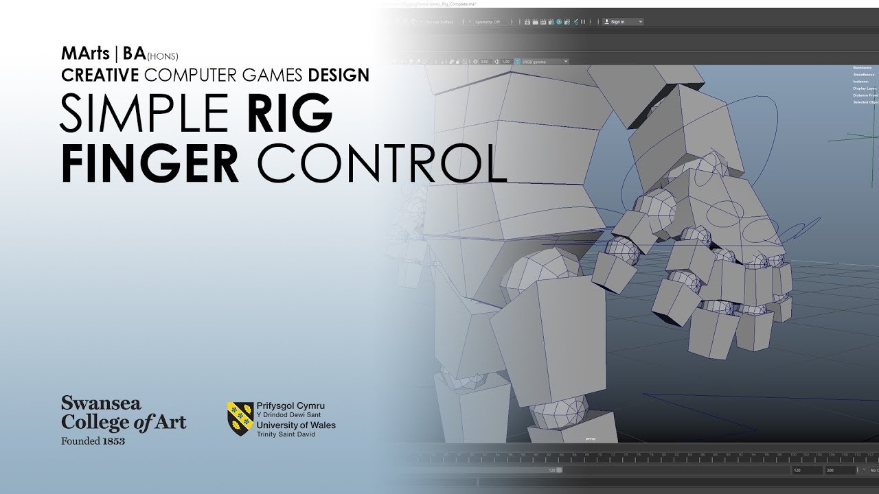 Maya Simple Rig pt 4: Fingers - YouTube