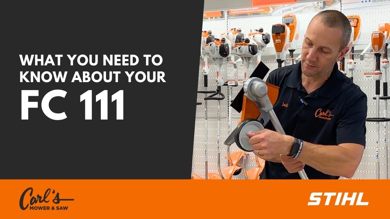 So You Own A STIHL FC 111 Edger - YouTube