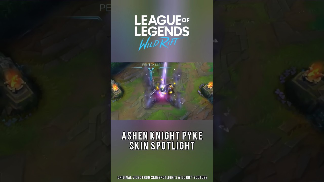 Ashen Knight Pyke Skin Spotlight - YouTube
