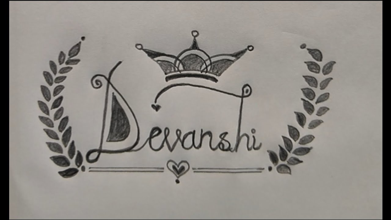 Devanshi name writing video on public demand | Nice name writing ...