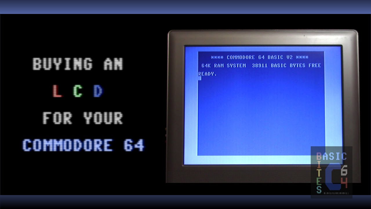 TIPS- Buying an LCD for a Commodore 64 (or 128) - YouTube