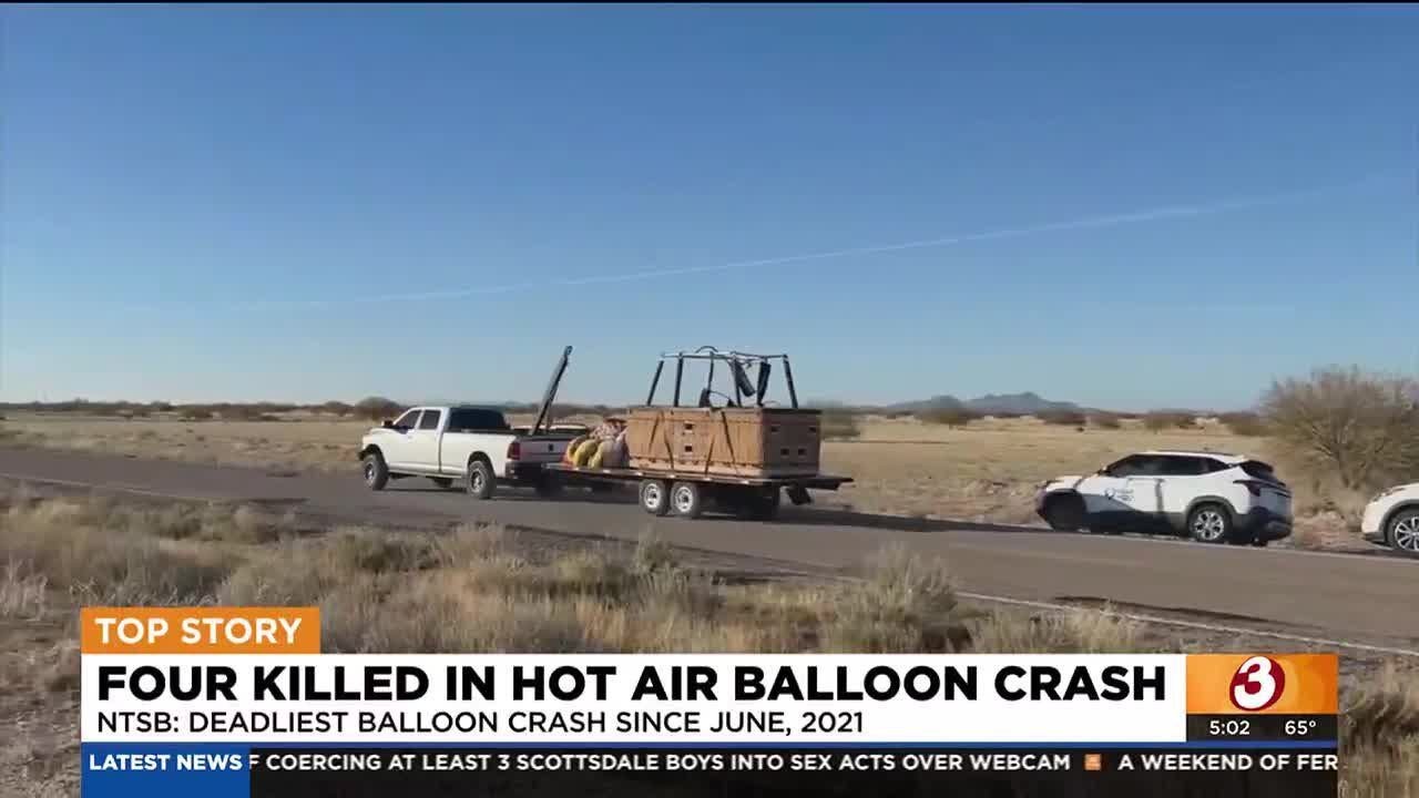 4 dead, 1 hurt after hot air balloon crash in Eloy - YouTube