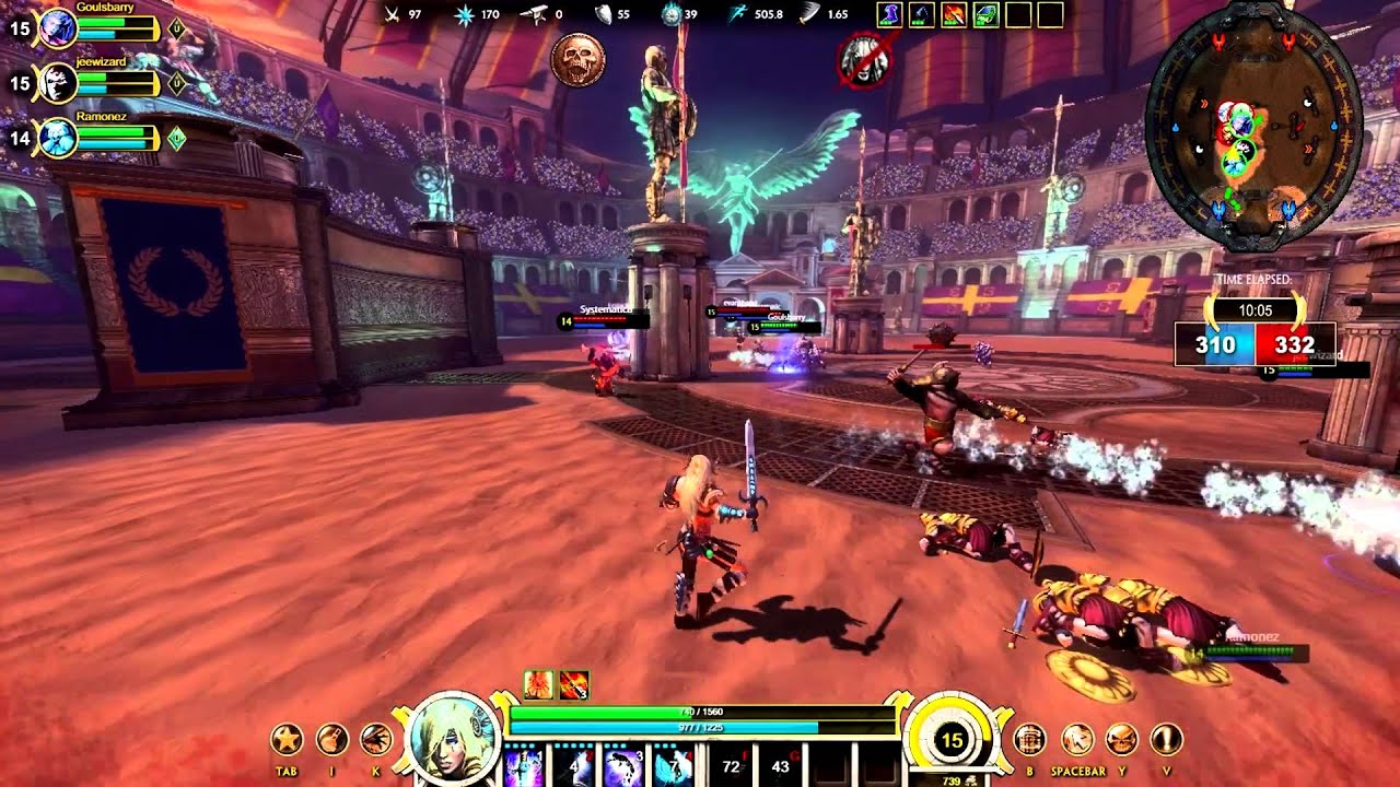 SMITE : Freya wrecking in a close Arena game - YouTube