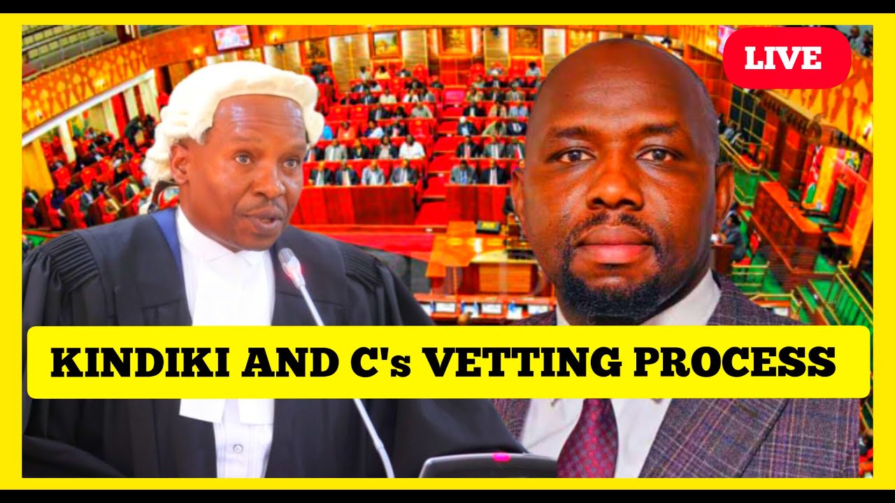 🔴 LIVE Fireworks in Parliament as Interior CS nominee Kindiki Appears ...