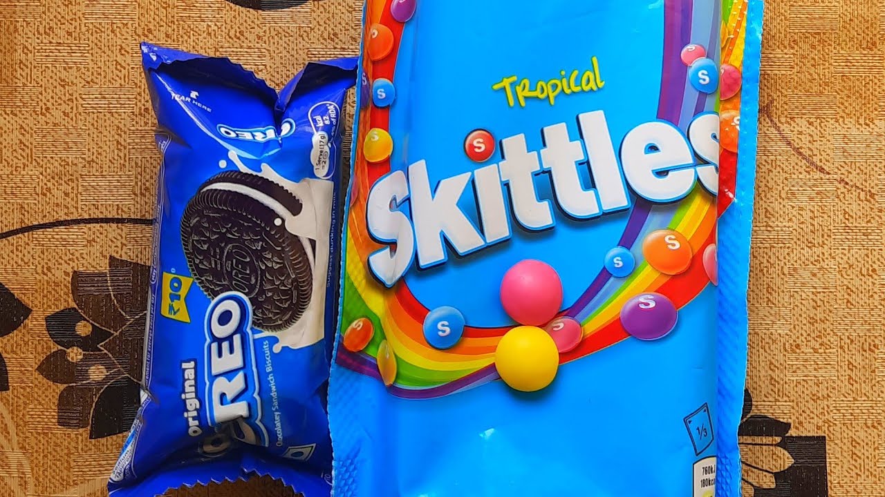 Oreo Tropical Skittles Pineapple and Watermelon Flavour Sandwich ...
