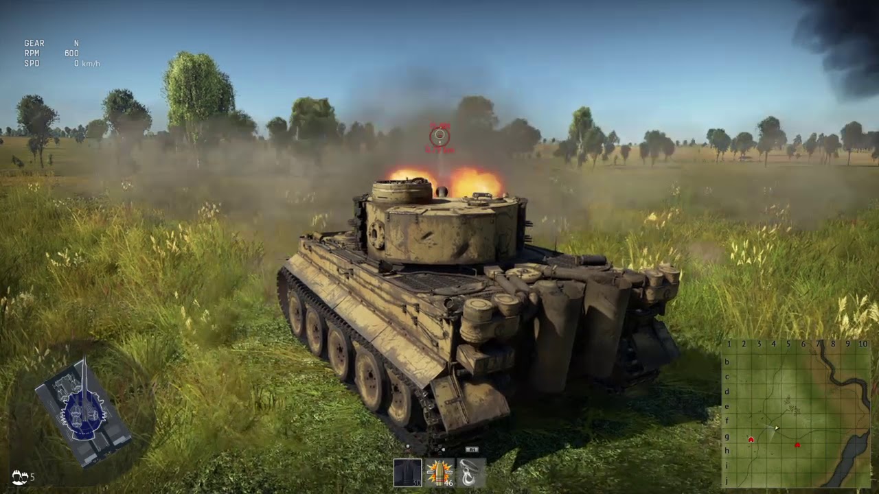 Test driving the TIGER 1 H! (War Thunder gameplay) - YouTube